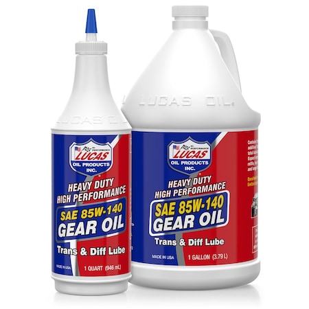 Lucas Oil Sae 85W-140 Plus H/D Gear Oil, 1x1/16 Gal 10062 | Zoro