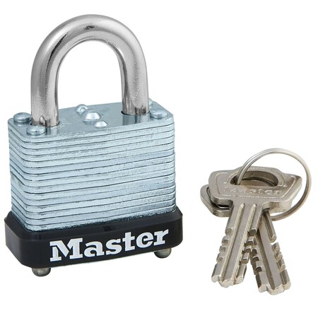 Master Lock Padlock, Keyed Different, Standard Shackle, Rectangular ...