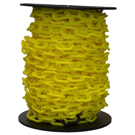 Mr. Chain Heavy Duty, Yellow Plastic Chain 2"x100 51102 | Zoro