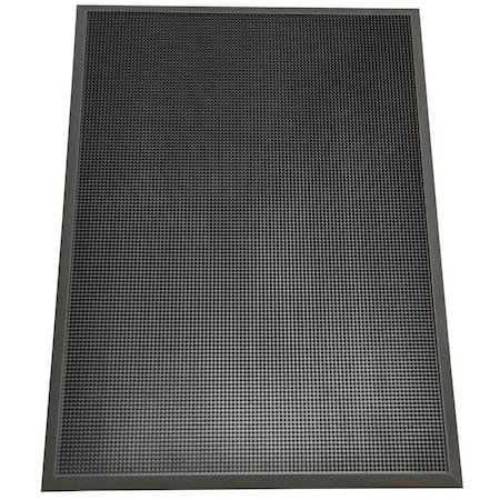 Rubber-Cal "Door Scraper" Commerical Entrance Mat - 5/8 in x 32 in x 39 ...