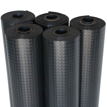 Rubber-Cal "Block-Grip" Vinyl Flooring Rolls - 2 mm x 4 ft x 40 ft Roll ...
