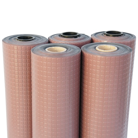 Rubber-Cal "Block-Grip" Vinyl Flooring Rolls - 2 mm x 4 ft x 6 ft Roll ...