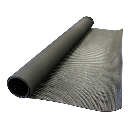 Rubber-Cal "Super-Grip Scraper" Rubber Runner Mats - 3/16 in x 4 ft x 4 ...