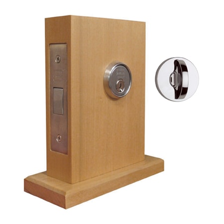Omnia Single Cylinder Modern Mortise Deadlock Satin Chrome 041M/N.26D ...