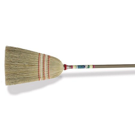 Malish Upright Corn Broom, 54 in, Wood Handle 055902SP | Zoro