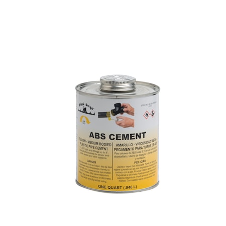 Black Swan ABS Cement (Yellow) - Medium Bodied qt. 07315 | Zoro
