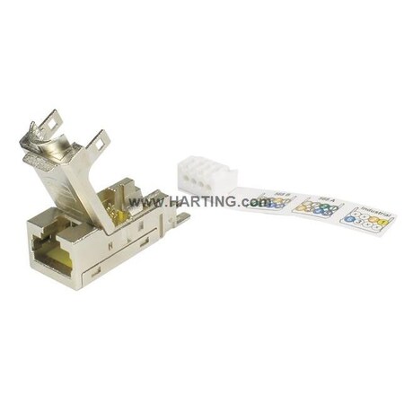 Harting Device-Side RJ45 Connector, Poles 8 09455451561 | Zoro