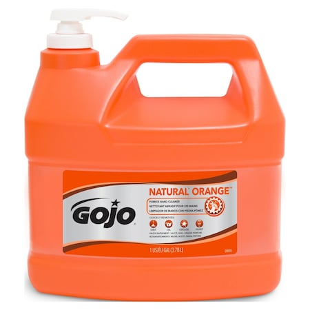 Gojo Hand Cleaner, Liquid, Pump Bottle, 1 gal, Citrus, Biodegradable ...