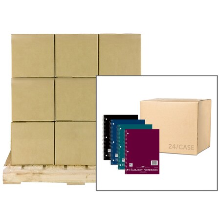 Roaring Spring Pallet of Wirebound Notebooks, 10.5"x8", 70 sht, 1 ...
