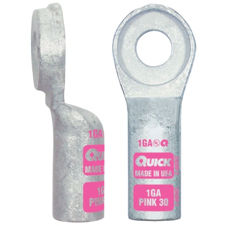 Quickcable Side Terminal Connector, 4 ga., 3/8", PK5 100653-005 | Zoro