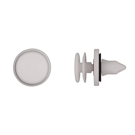 Disco Wht Nyln Door Panel Ret 9mm Hole Size Pin/Nut PK15 10135PK | Zoro
