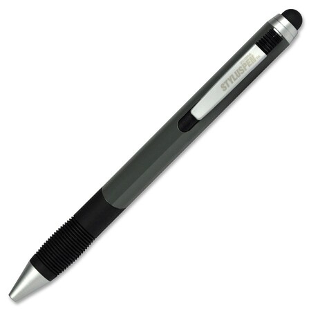 Zebra Pen Ballpoint/Stylus Pen, RT, 1.0mm, Gray 33301 | Zoro