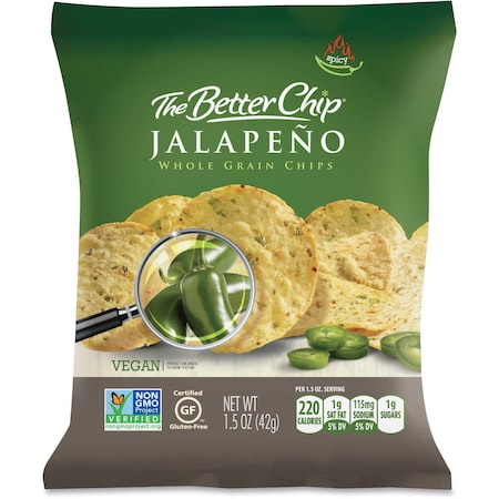The Better Chip Chips, Jalapeno, 27/1.5Oz, PK27 56097 | Zoro