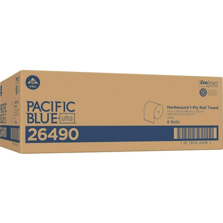 Georgia-Pacific Pacific Blue Ultra(TM) Hardwound Paper Towel, 1 Ply Ply ...