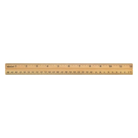 Westcott Rulers, 12" School Ruler 16ths & Metric 10377 | Zoro