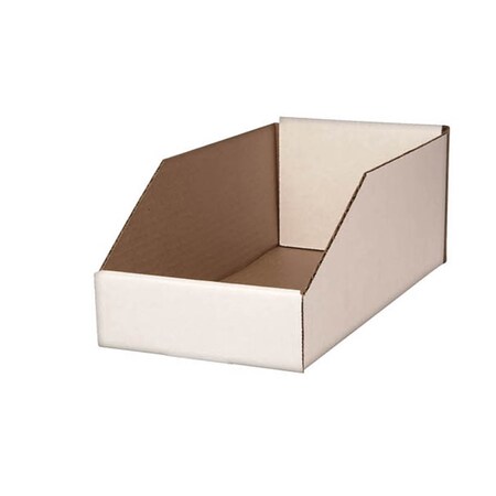 Disco Wht Cardboard Bin Boxes 2" Front 12" Deep 4 1/2" High 10704 | Zoro