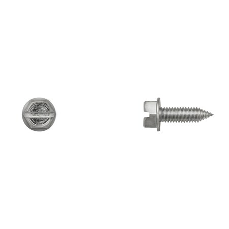 Disco Zinc Fin License Plate Screws 6-1.00x20mm 10mm Hx/W/Hd Slot PK50 ...