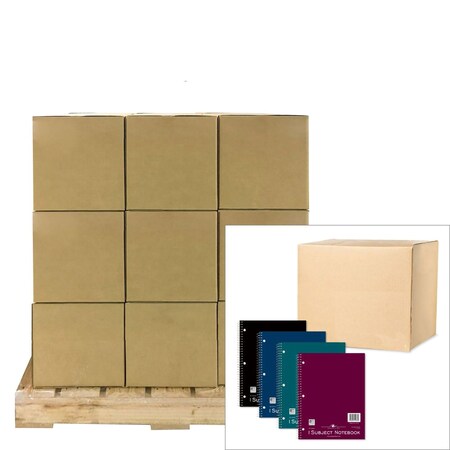 Roaring Spring Pallet of Wirebound Notebooks, 11"x8.5", 80 sht, 1 ...