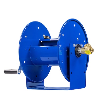 Coxreels Hand Crank Hose Reel, 100 ft 3/8 in ID, 12 in Length x 9 1/2 ...