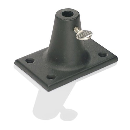 O.C. White Co Screw Down Base, CarbonBlack 11427-B | Zoro