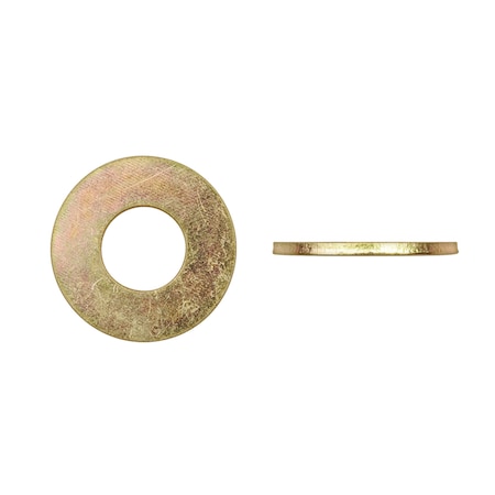 Disco Flat Washer, For Screw Size 1/2" Zinc Yellow Finish 11820PK | Zoro
