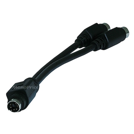Monoprice Ps/2 Y Splitter Cable for Notebook 119 | Zoro