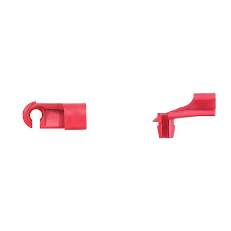 Disco Red Nyln Door Rod Clips 5/32" Rod Size Rght Hand Side PK50 1249PK ...