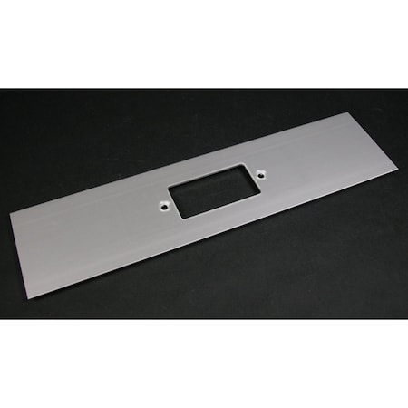 Wiremold Open Cover Plate, Gray, Aluminum ALA-G | Zoro