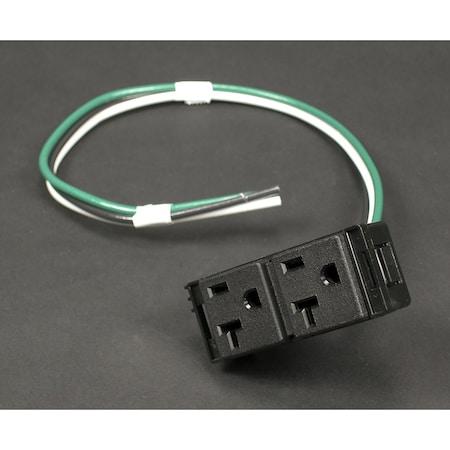 Wiremold Duplex Receptacle, Black, PVC RC37REC | Zoro