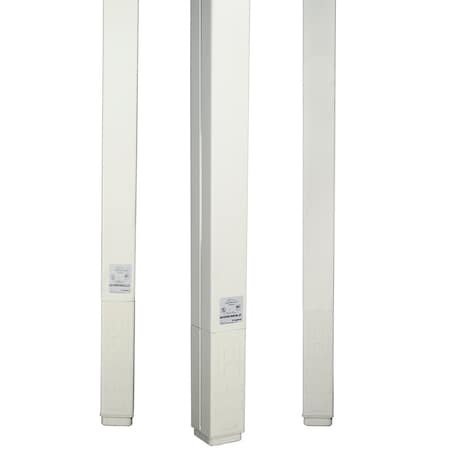 Wiremold Blank Steel Service Pole, 2-5/16in., Steel 25DTC-412 | Zoro