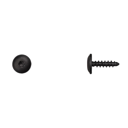 Disco Blk Torx Truss Head Screws 5-2.12X19mm T25 Drive Size PK25 ...
