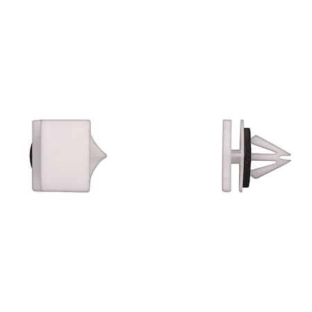 Disco Wht Nyln Moulding Clips 9mm Hole Size 12mm L PK15 13387PK | Zoro