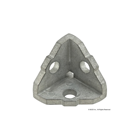 80/20 Triangular Corner Connector, 3 Way 14114 | Zoro