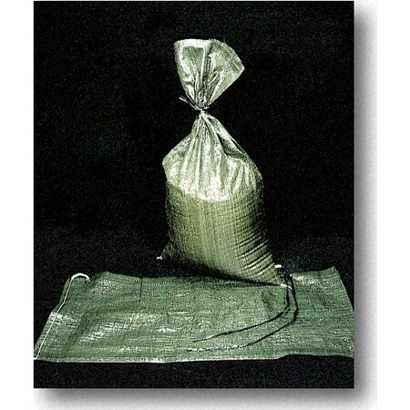 Mutual Industries Sand Bags, Green, 14" x 26", Poly, 28 Inch H, 15 Inch ...