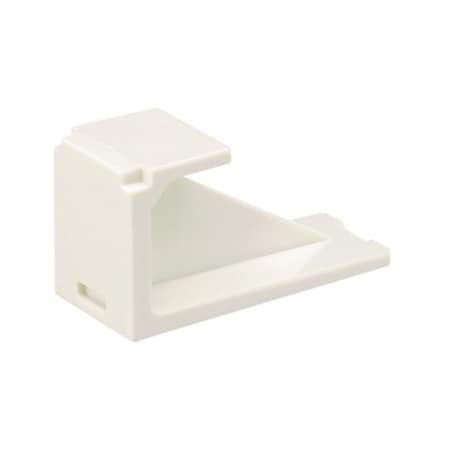 Panduit Blank Module, Mini Com, White, 1 Port CMBWH-X | Zoro