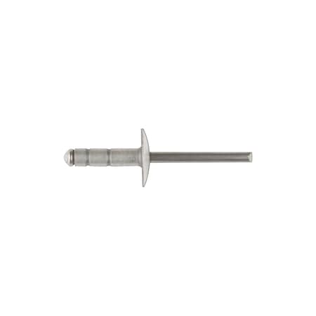 Disco Blind Rivet, Flanged Head, 3/16 in Dia., 47/64 in L, Aluminum ...