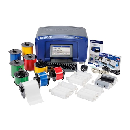 Brady Desktop Printer, Multi-Color, 300 dpi S3700-KIT-PIPE | Zoro