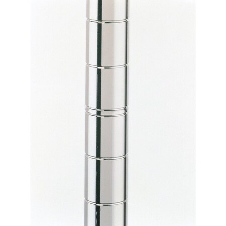 Metro Stationary Post, Stainless Steel, 74 In. 74PS | Zoro