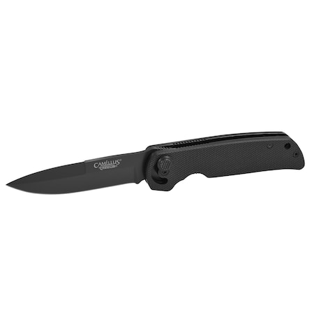Camillus Camillus CUDA™ Mini 6.75" Folding Knife, Black 19637 | Zoro