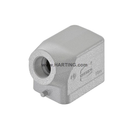 Harting M25 Rectangular Connector Hood, 51.2 mm H 19300061541 | Zoro