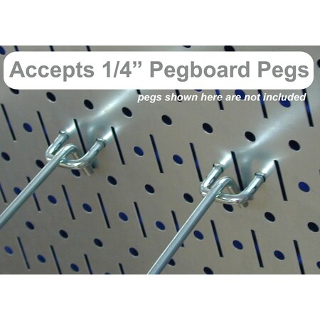 Wall Control Industrial Pegboard, Beige Metal Peg Boards, PK2 35-IP ...