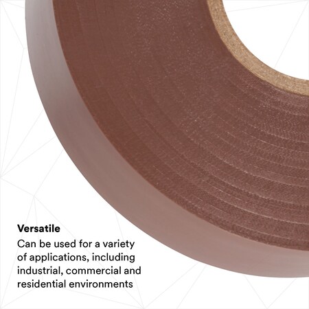3M Vinyl Electrical Tape, 35, Scotch, 3/4 in W x 66 ft L, 7 mil thick ...