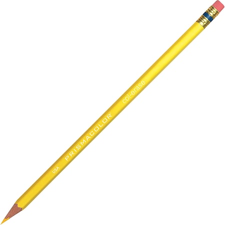 Prismacolor Pencil, Col-Erase, Yw, PK12 20047 | Zoro