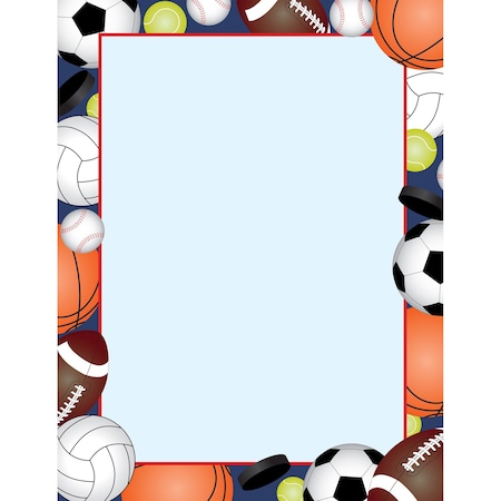 Great Papers Stationery Letterhead, Team Sports, PK80 2015030 | Zoro