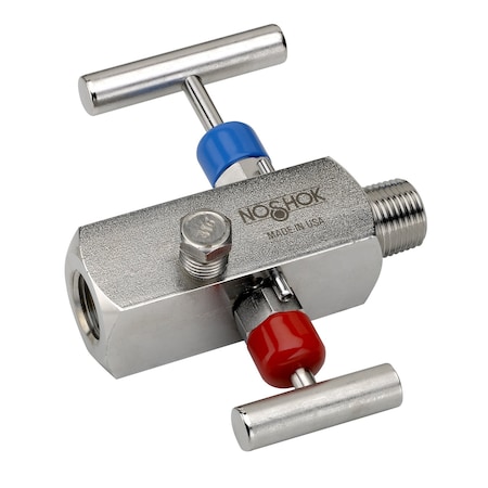 Noshok Block and Bleed Carbon Steel Needle Valv 2070-EMFC | Zoro