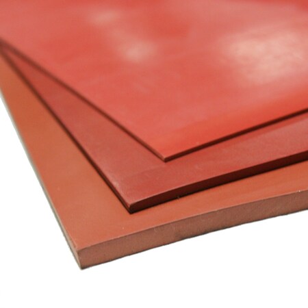 Rubber-Cal Red Rubber Sheet - 1/4" Thick x 36" Width x 36" Length 20 ...