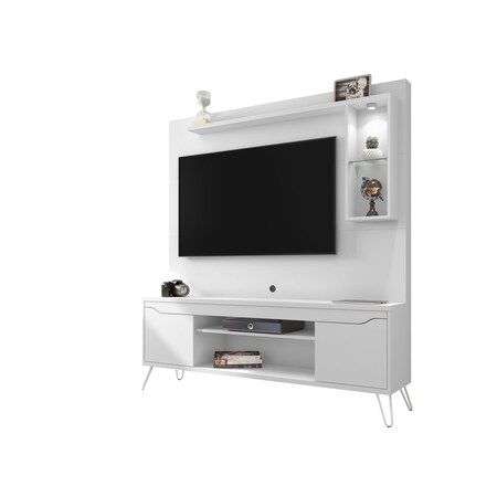Manhattan Comfort Freestanding Entertainment Center, LED Li 219BMC | Zoro