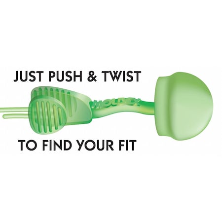 Moldex Glide Disposable Corded Ear Plugs, Foam No Roll Twist-In, NRR 30 ...