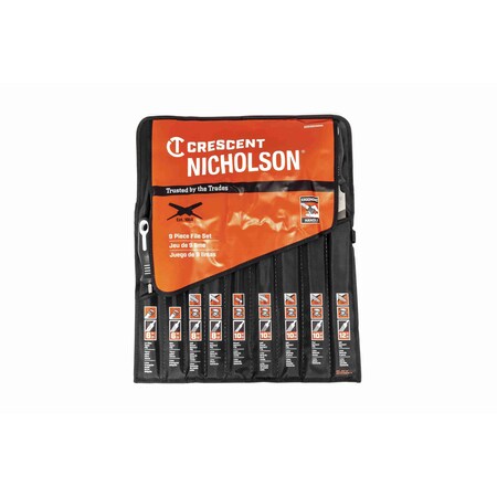 Crescent Nicholson 9 Piece 6", 8", 10" & 12" Maintenance File Set with ...