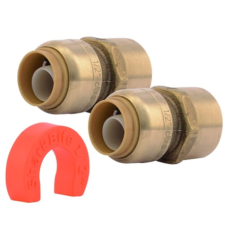 Sharkbite Tube Fitting Kit, Push-to-Connect, Brass 22604LF | Zoro